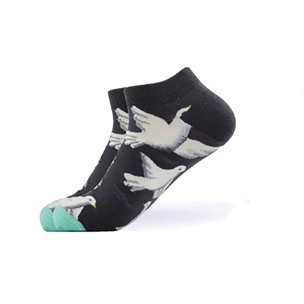 Blue White Dove Ankle Socks – Action Pro Sports
